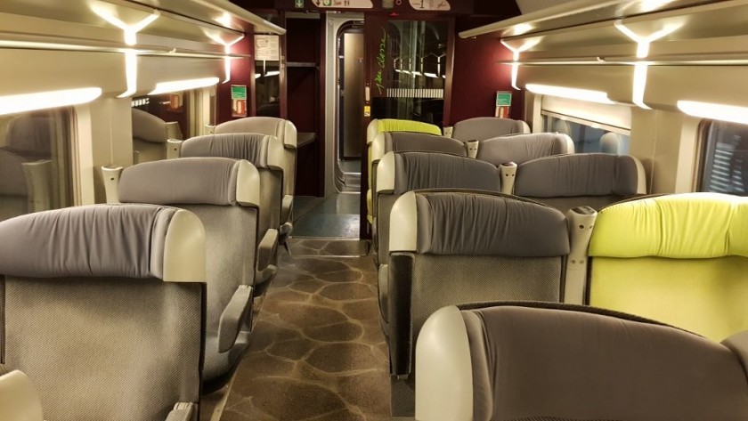 On board the high speed trains between Brussels and France ...