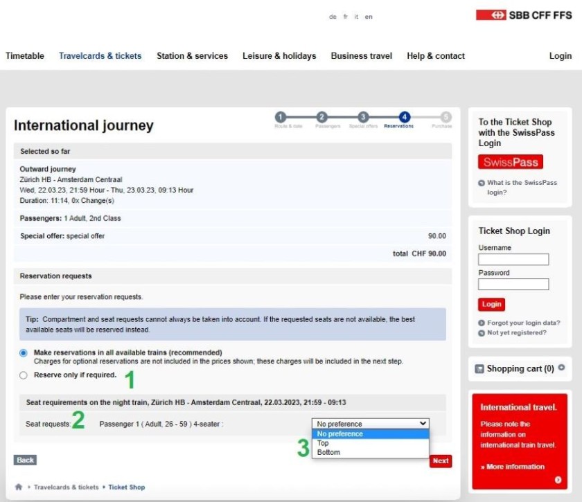 How to Book Tickets on the SBB website | ShowMeTheJourney