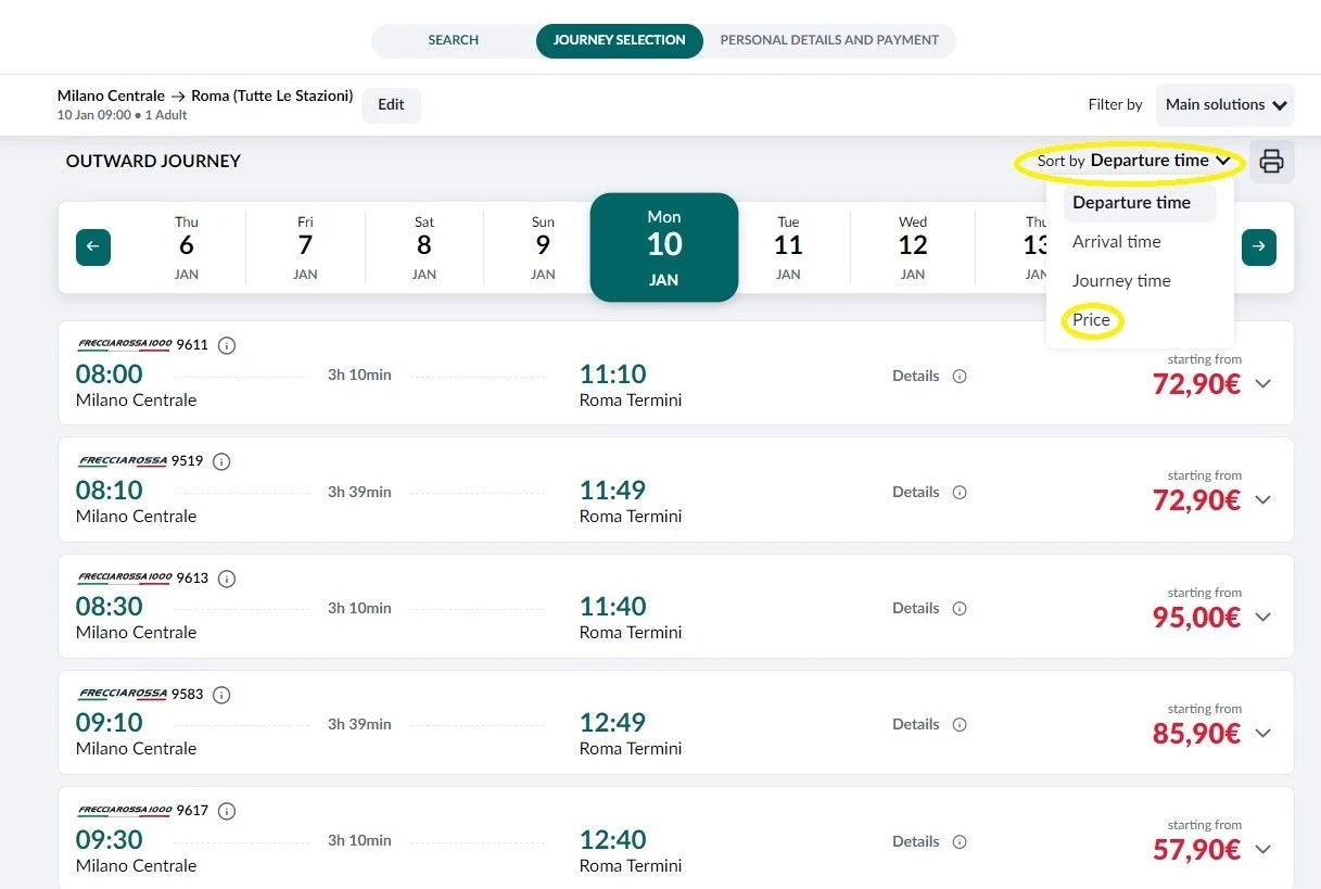 How to Buy Tickets on the Trenitalia website | ShowMeTheJourney